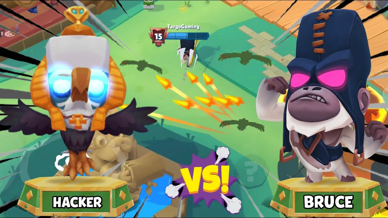 Hacker Steve vs Powerful Bruce 🔥 | Zooba - YouTube