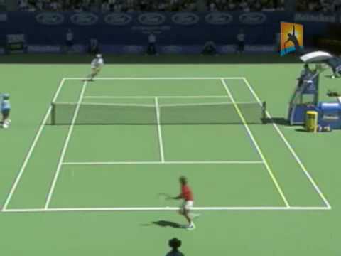 Clement Agassi Australian Open 2001