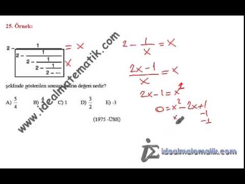 YGS Matematik: Rasyonel Sayı Video 4