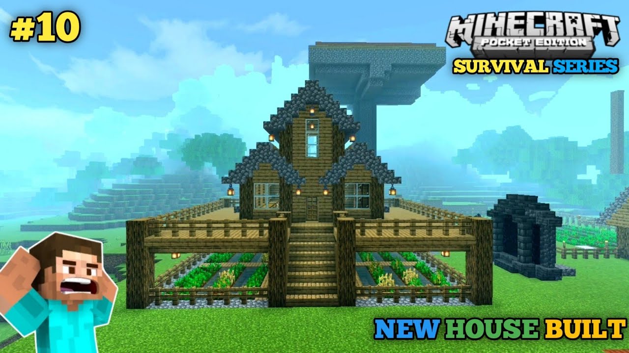 Minecraft MINECRAFT_SURVIVAL_SERIES_NEW_HOUSE_BUILT #10| 😱 #minecraft # ...