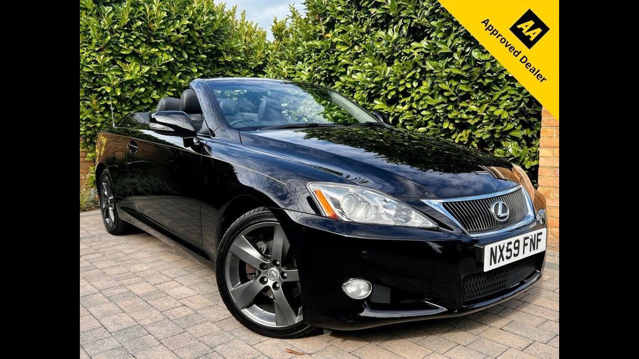 Is250C 59 Plate LEXUS IS 2.5 250C SE-I 2D 204 BHP Automatic - YouTube
