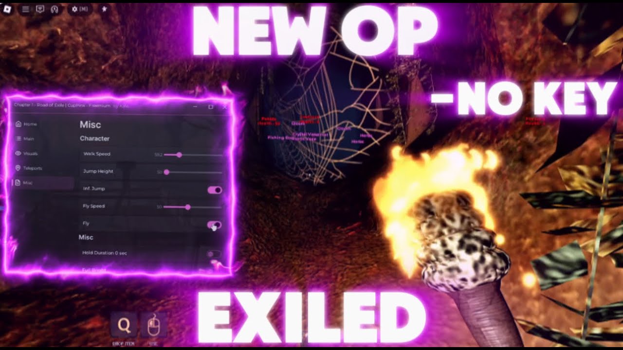 EXILED [ WIZARD! ] CupPink Keyless ITEM ESP and more - YouTube