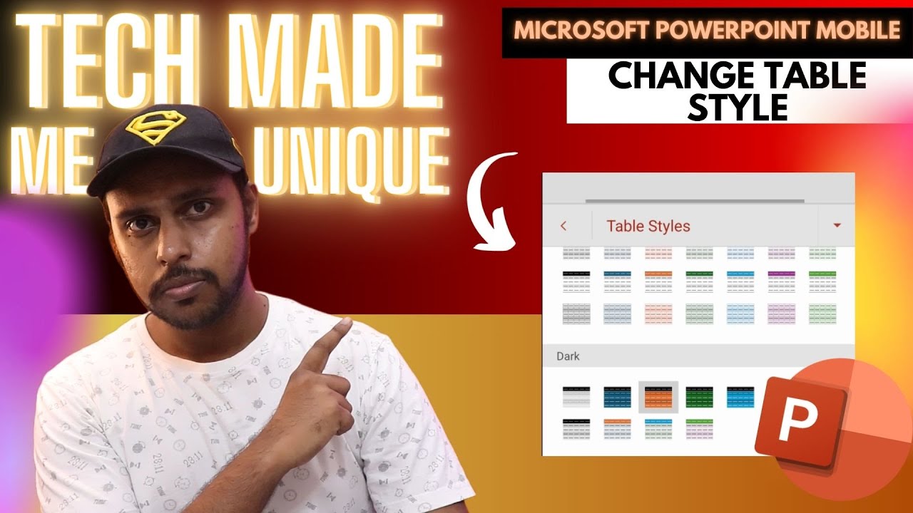 How to change Table style in Microsoft powerpoint mobile | change Table ...