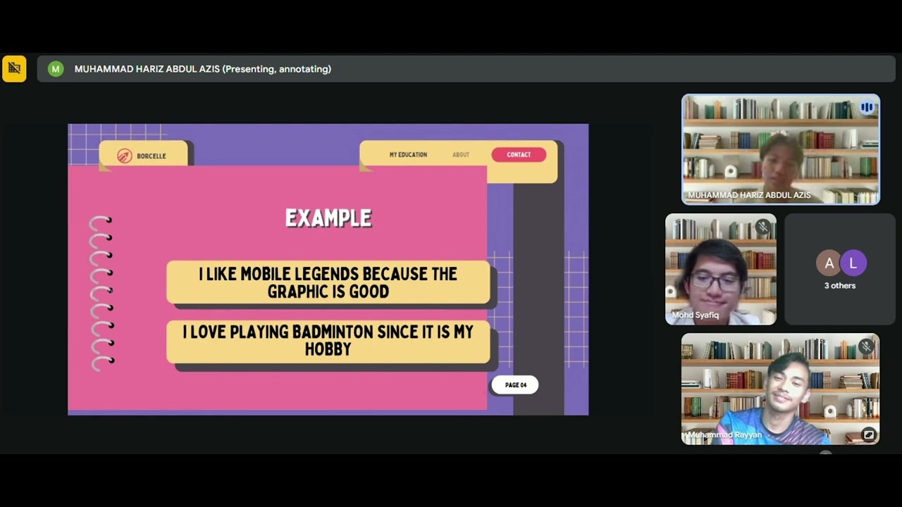 EDU555 MICROTEACHING | MUHAMMAD HARIZ BIN ABDUL AZIS (2023690194) - YouTube