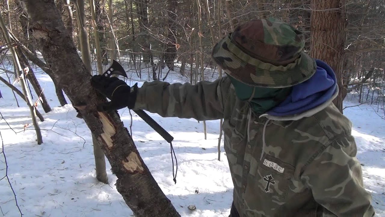 United Cutlery M48 Tomahawk - Test - YouTube