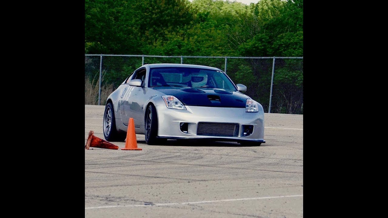 350z gtm stage 2 turbo tomei exhaust rs3 tires - YouTube