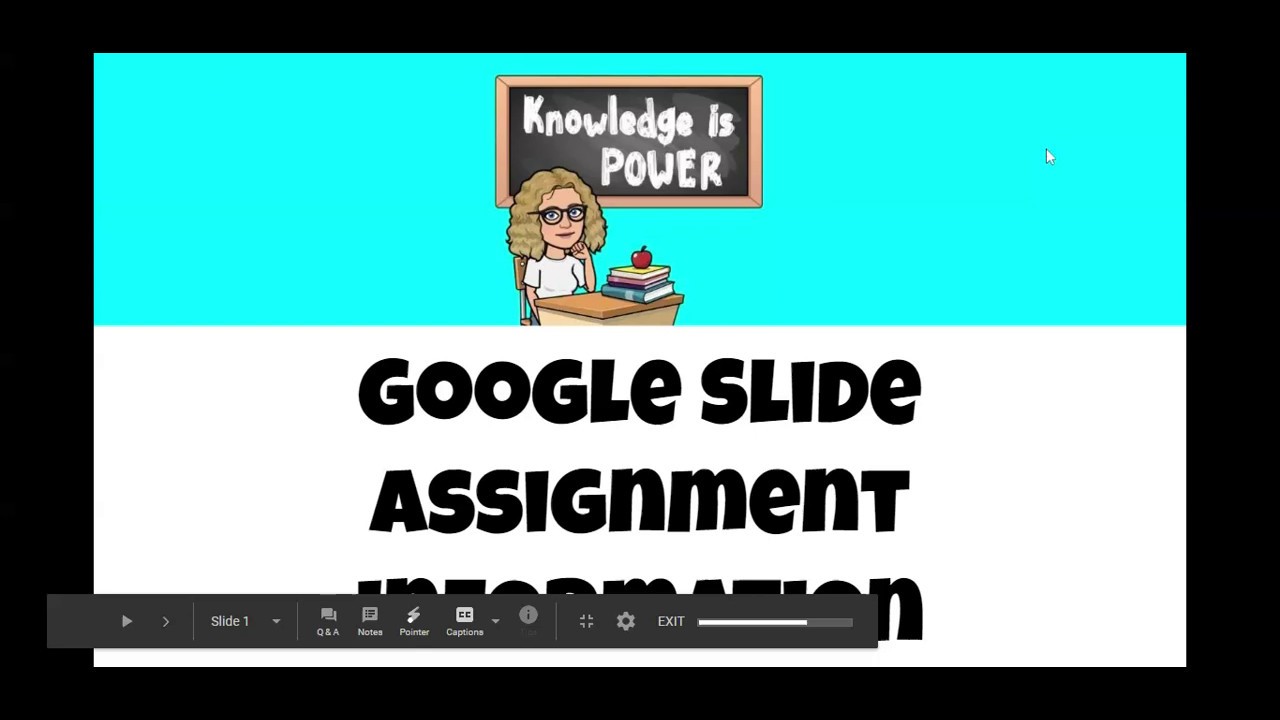 Google Slides Assignment Information - Google Slides - YouTube
