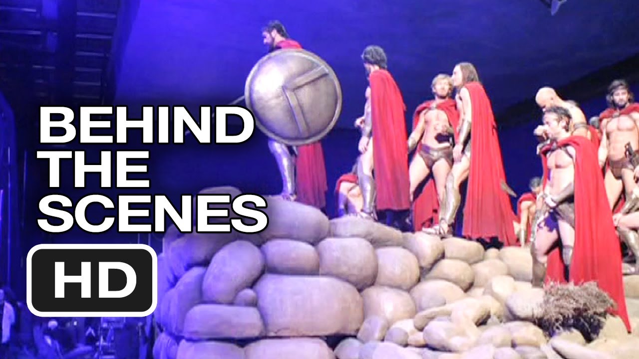300 Behind The Scenes - Stop Motion Set Pics (2006) - Gerard Butler ...