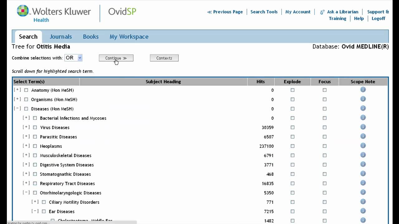 Advanced MEDLINE Search on OvidSP - YouTube