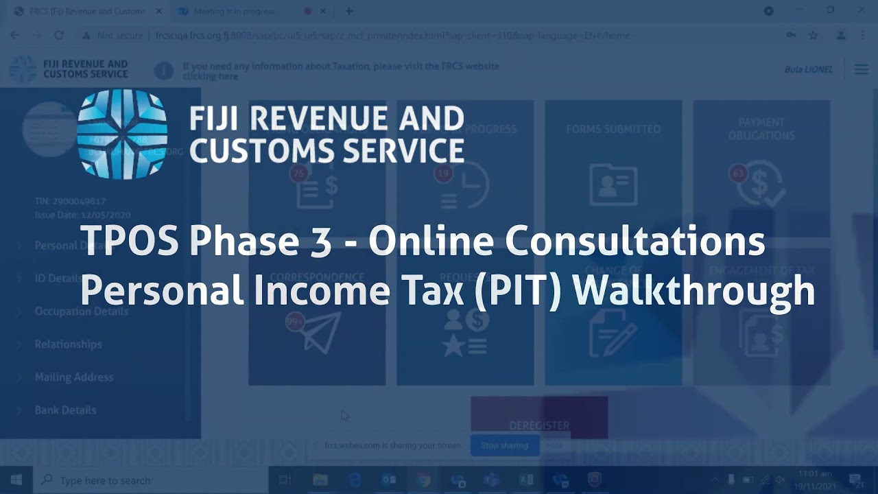 Webinar Sessions - Personal Income Tax (PIT) Walkthrough - YouTube