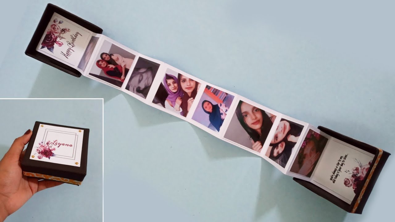 pull up gift box | pull up gift box tutorial | birthday gift box | pop ...