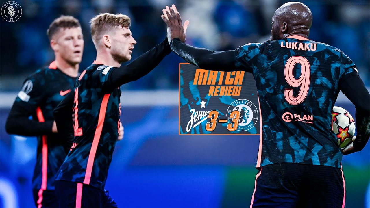 ZENIT 3-3 CHELSEA || £150M STRIKEFORCE LET DOWN AS CHELSEA LOSE GROUP H ...