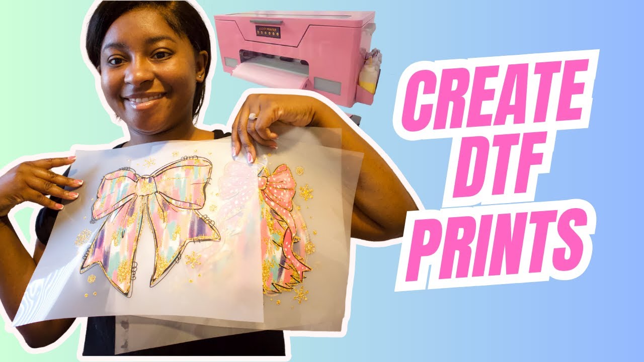 HOW TO CREATE DTF PRINTS AT HOME| BEST DTF PRINTER???? - YouTube