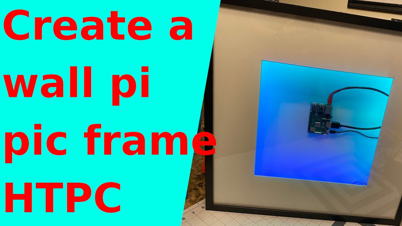 My Wall-Mounted Raspberry Pi Media PC with LED Lighting - YouTube