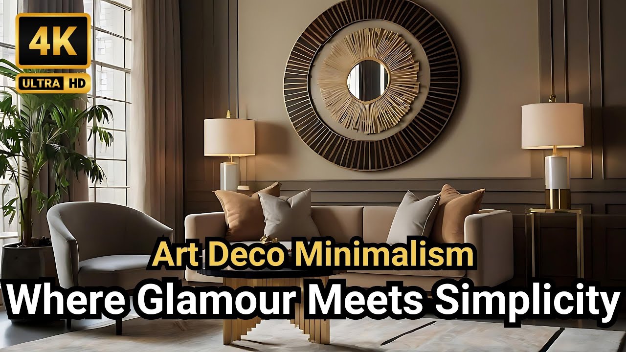 Art Deco Meets Minimalism: Where Glamour and Simplicity Collide - YouTube