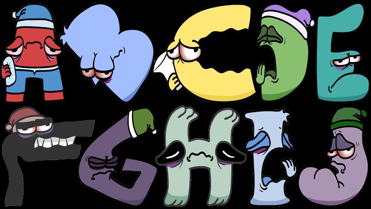 Alphabet Reverse Plush toy (All Letter.. FROM O) BUT THEY ALL SLEEPY 2 ...