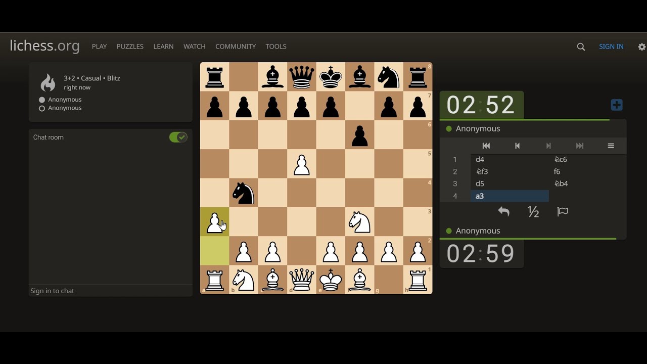 Random chess game (Mikenas Defense went wrong) #chessgame #lichess # ...