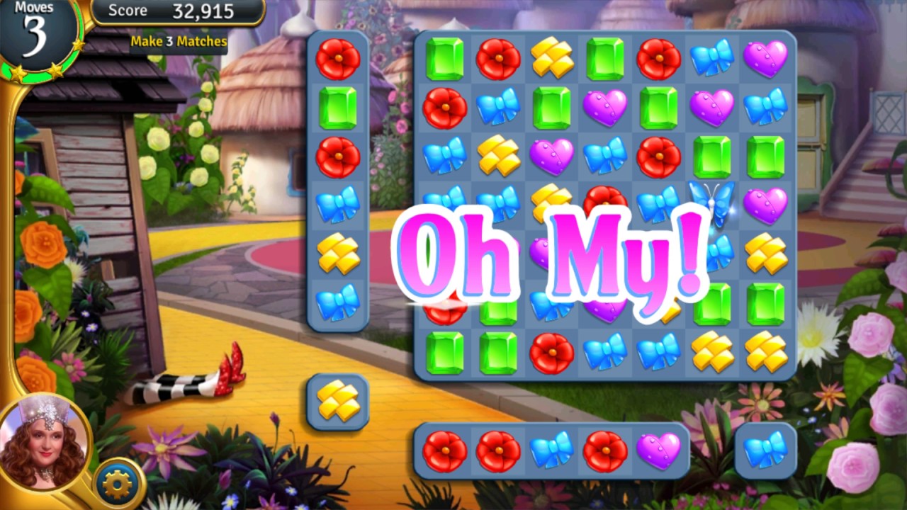 Wizard of oz: magic match level 3 - YouTube