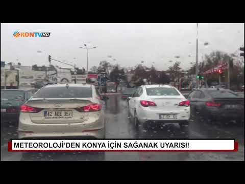 Meteorolojiden Konya için sağanak uyarısı
