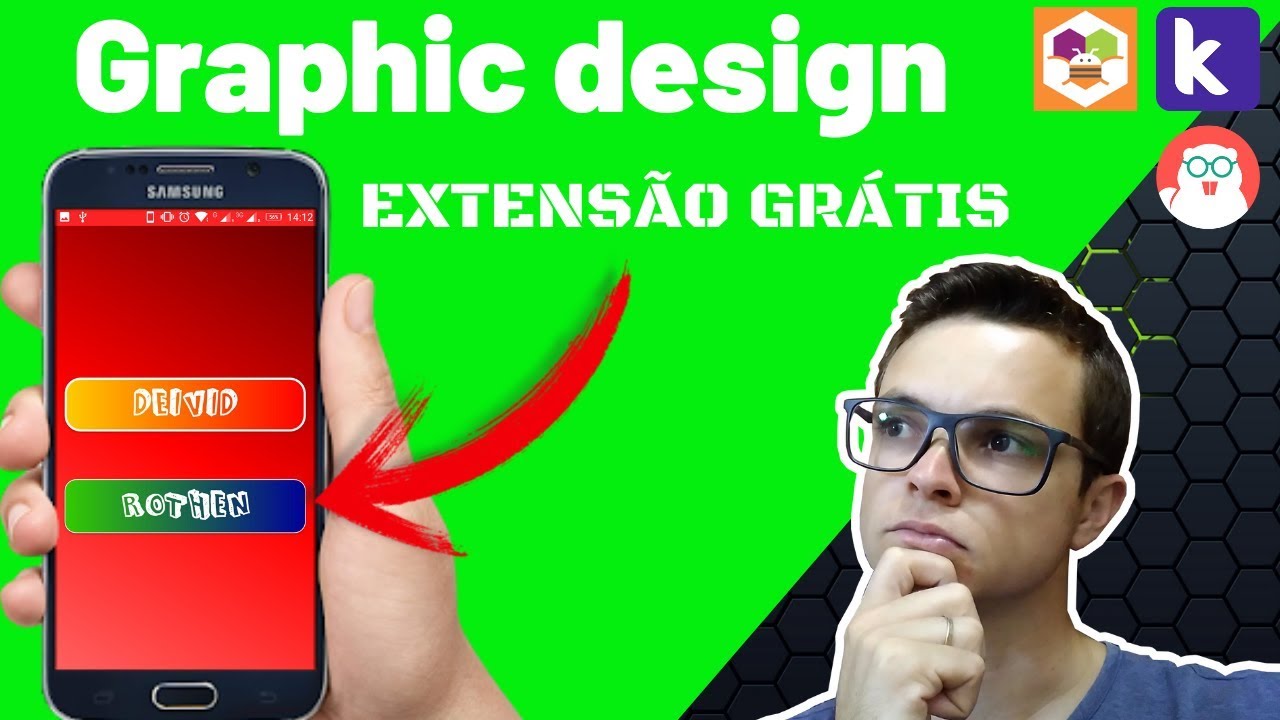 Criar aplicativo Kodular - Layout com Graphic Design - YouTube