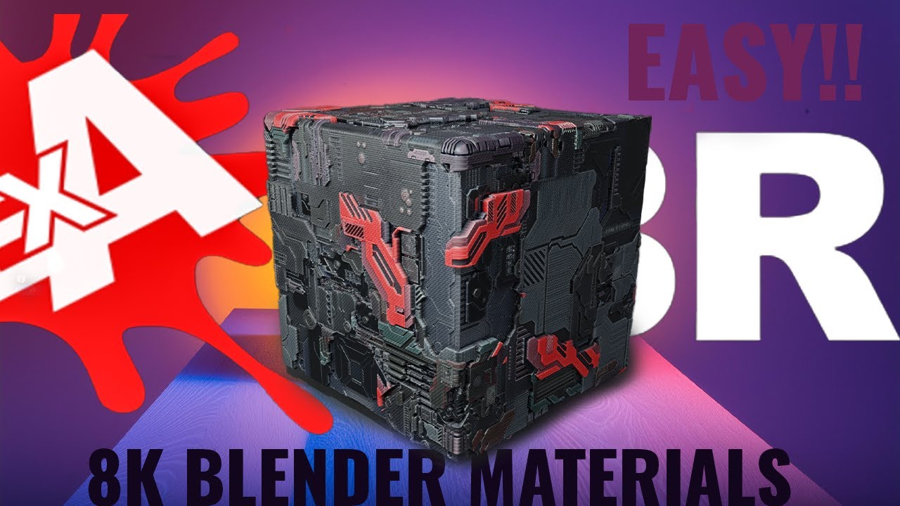 finally an easy way to texture assets in blender | extreme pbr - YouTube
