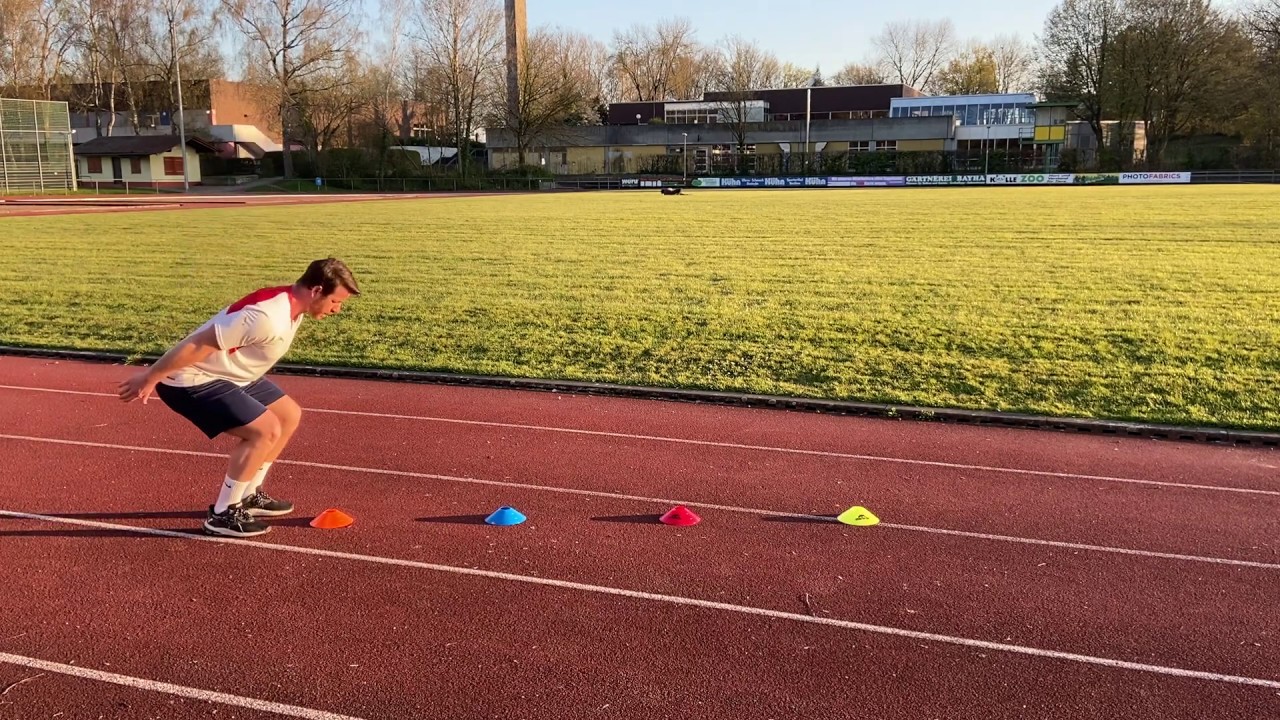 cone jump to stick - YouTube