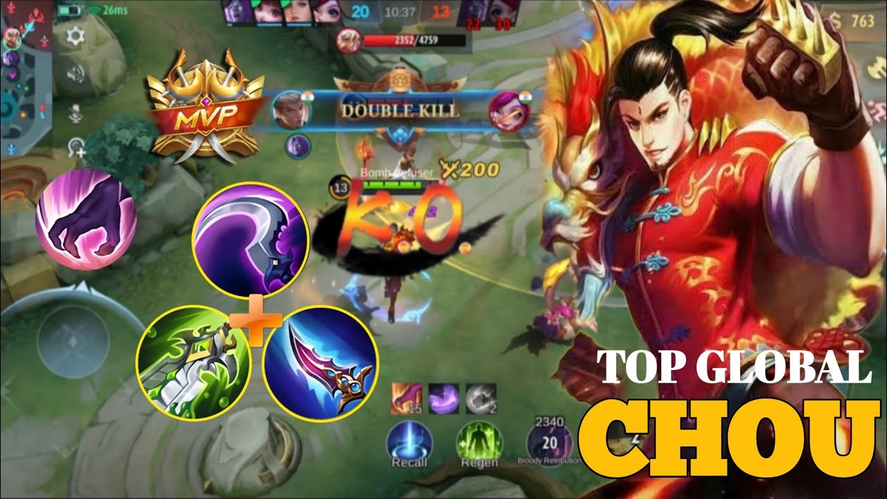 Hyper Chou is Over Powered !Chou Carry Full team-Chou Gameplay and ...