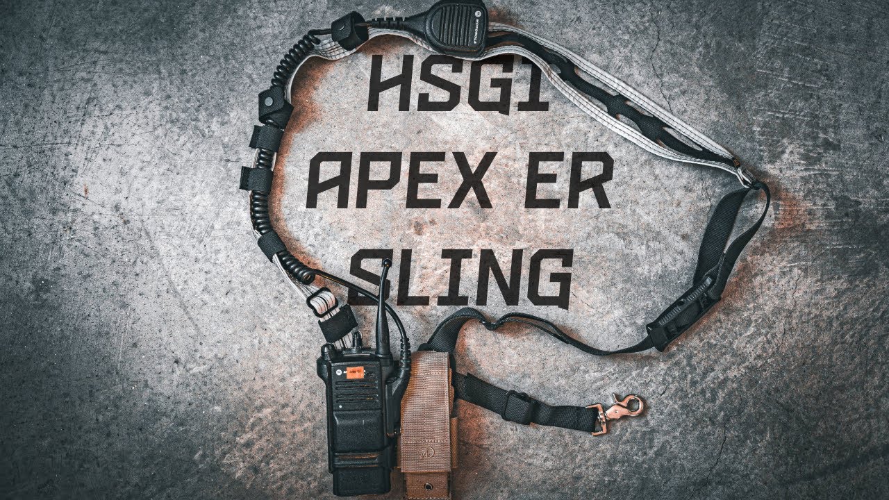 First Responder Radio Strap (HSGI APEX ER Sling Review) - YouTube