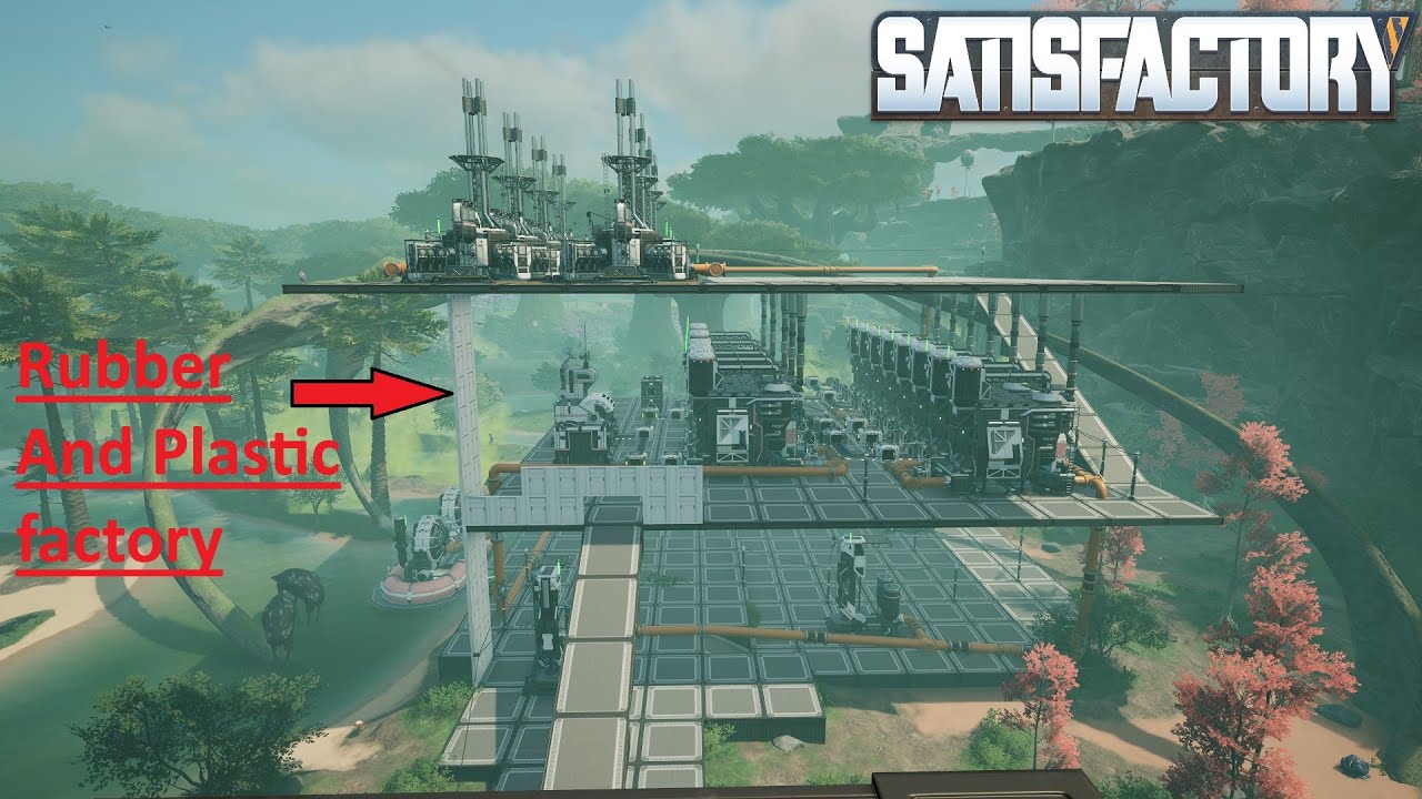 Starting Power Tower: Satisfactory 1.0 EP 15 - YouTube