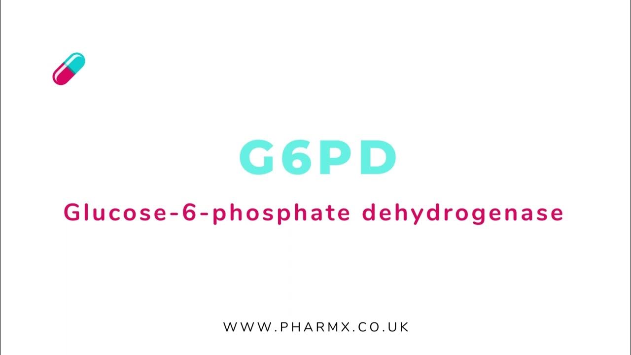 G6PD | Glucose-6-phosphate Dehydrogenase | Pronunciation - YouTube