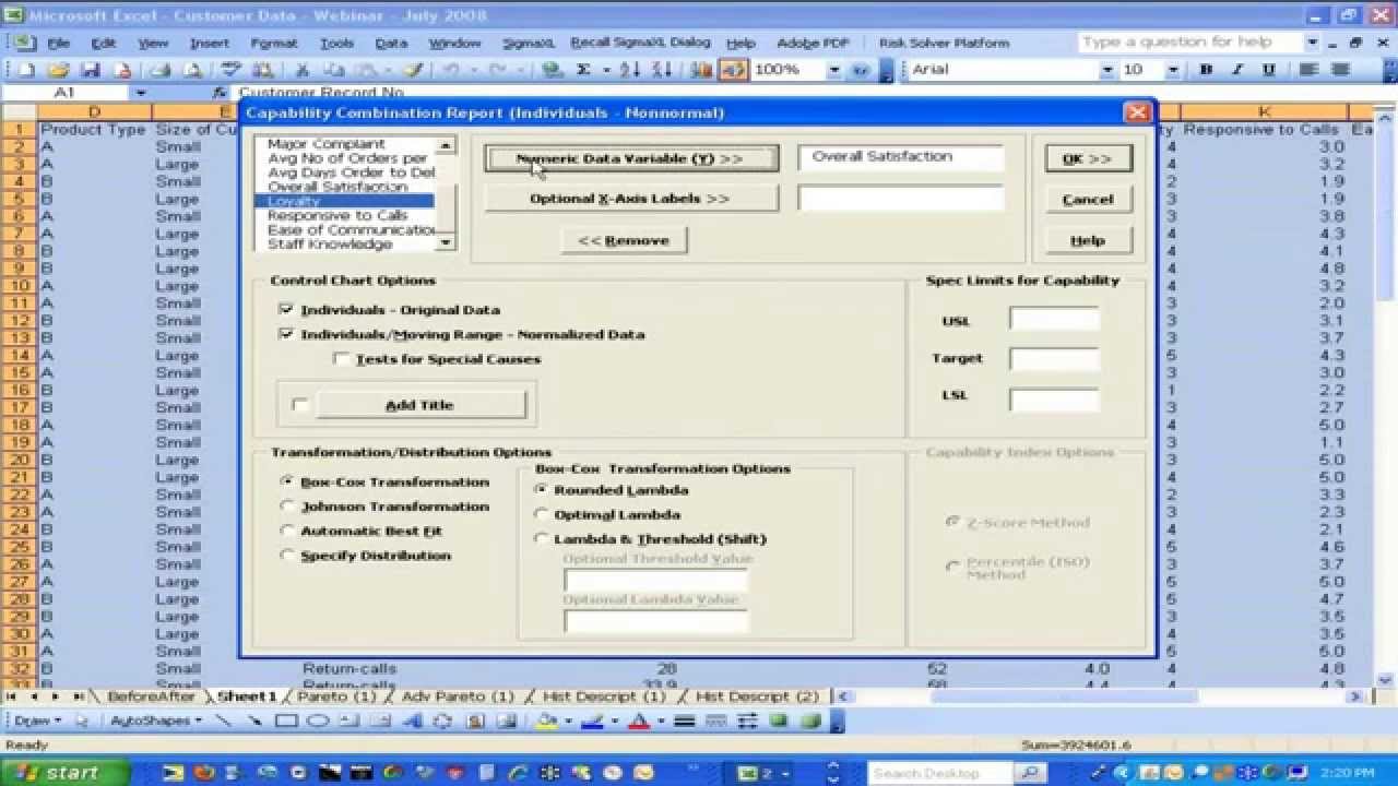 Case Study: Using SigmaXL and DMAIC to Improve Customer Satisfaction ...