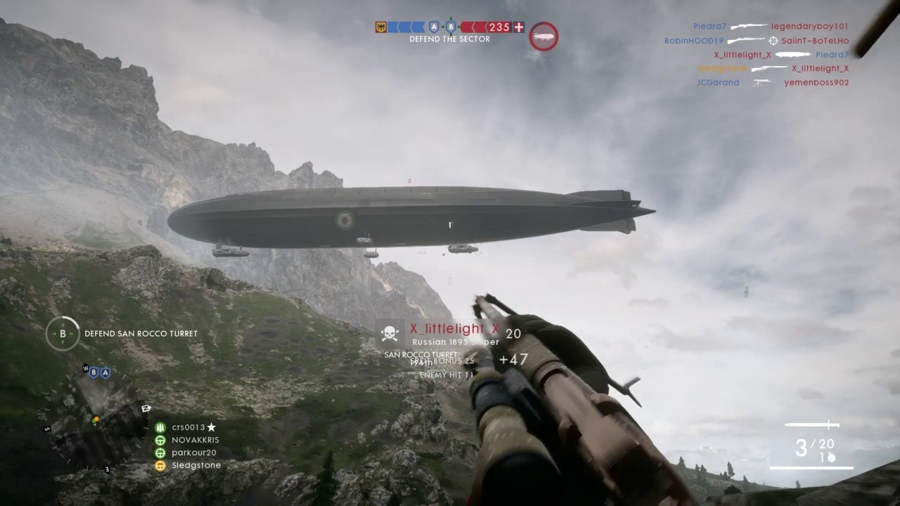 BF1 Russian 1895 After Patch - YouTube