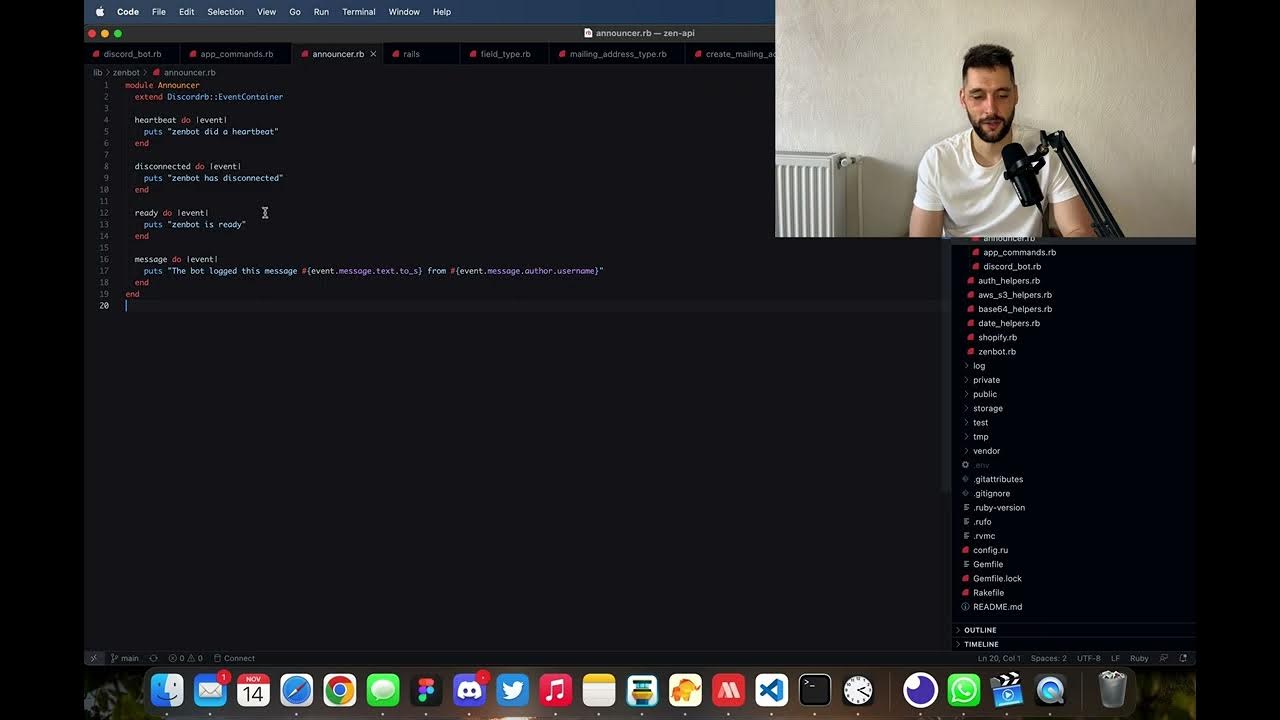 Building a Discord bot with Discordrb, Ruby on Rails and Sidekiq - YouTube