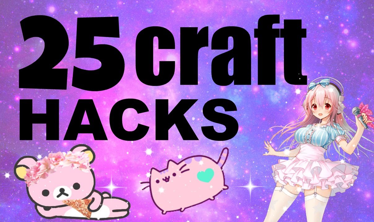 25 CRAFT HACKS // part 1 - YouTube