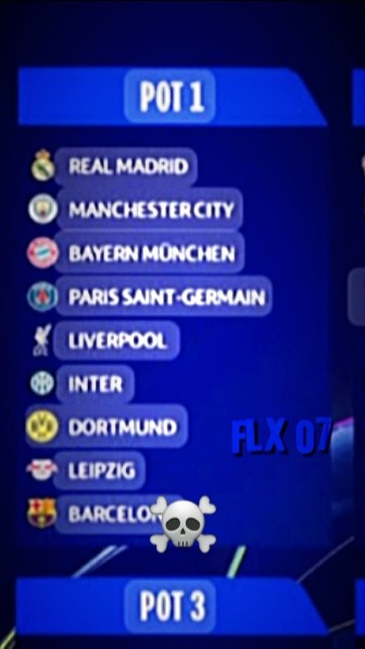 UCL POT 1 ☠️ ️🩹 #capcut #football #edit #short - YouTube