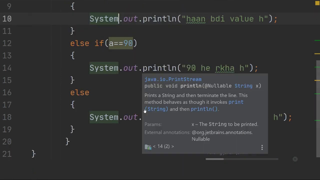 If else in java with animation || in hindi || conditional statements ...