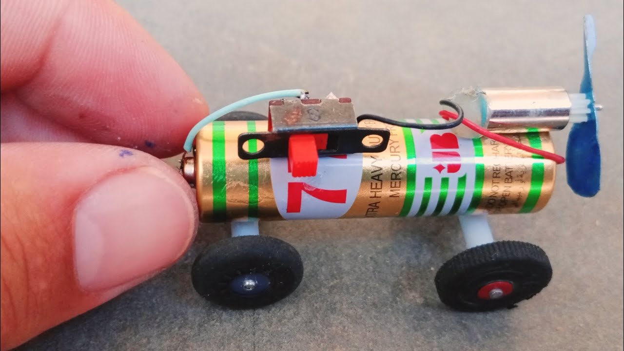 How to make mini car / How to make mini car at home very easy - YouTube