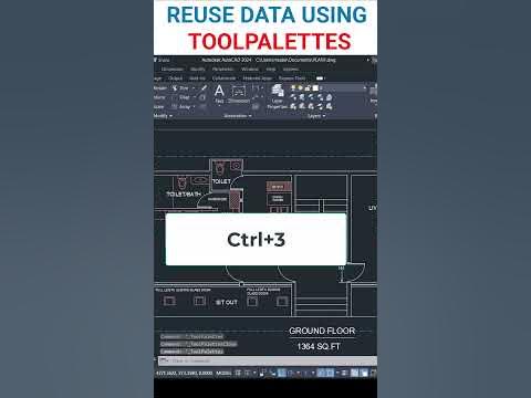 Tool Palettes #autocad #autocadtutorial #toolpalettes - YouTube