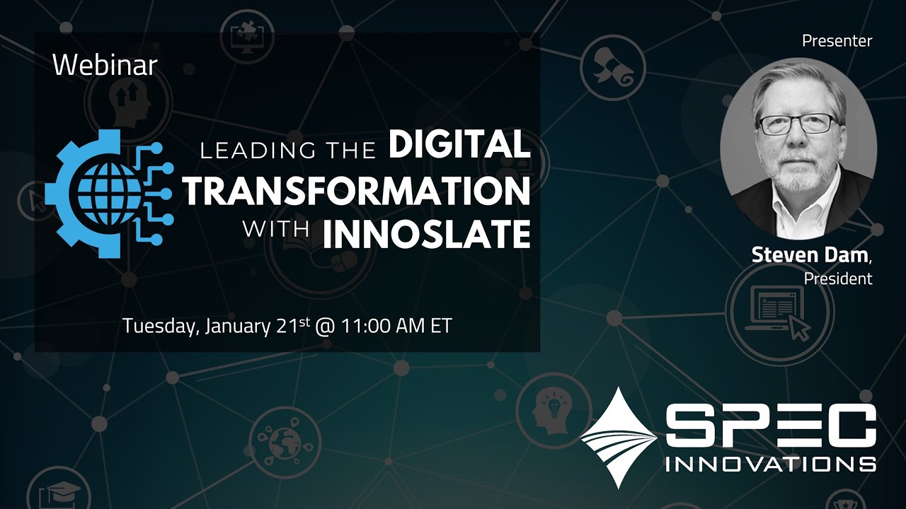 Leading the Digital Transformation With Innoslate - YouTube