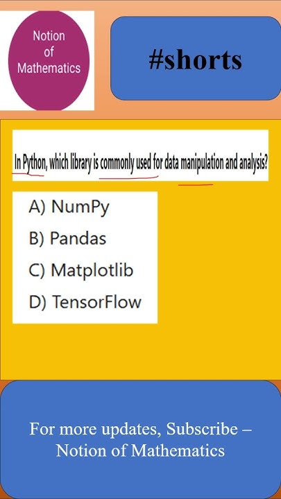 Python MCQ. #shorts #ytshorts #python #pandas #coding #dataanalysis #datascience #coding # ...