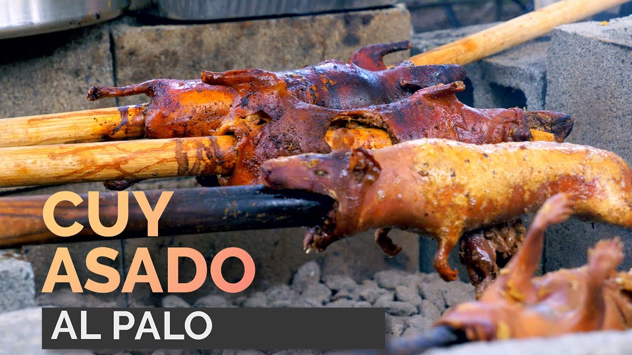 CUY ASADO AL PALO - YouTube