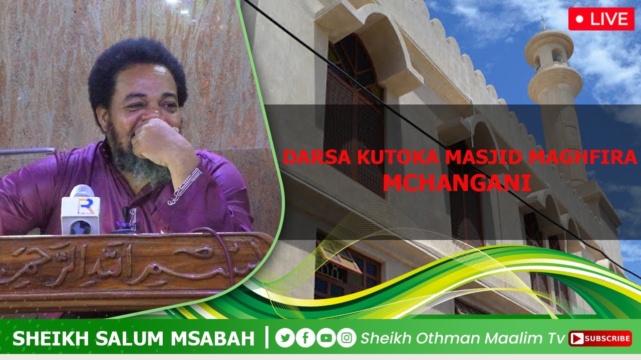 # LIVE SHEIKH SALUM MSABAHA KITABU AL WAJIIZ FII USUUL- LFIQHI - YouTube