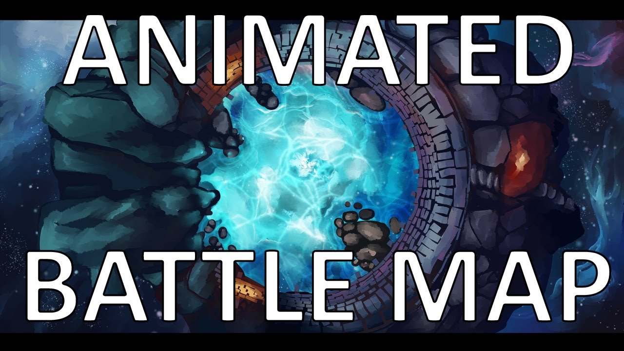 Animated Battle Map for D&D / Pathfinder / TTRPG - Astral Sea Pool by ...