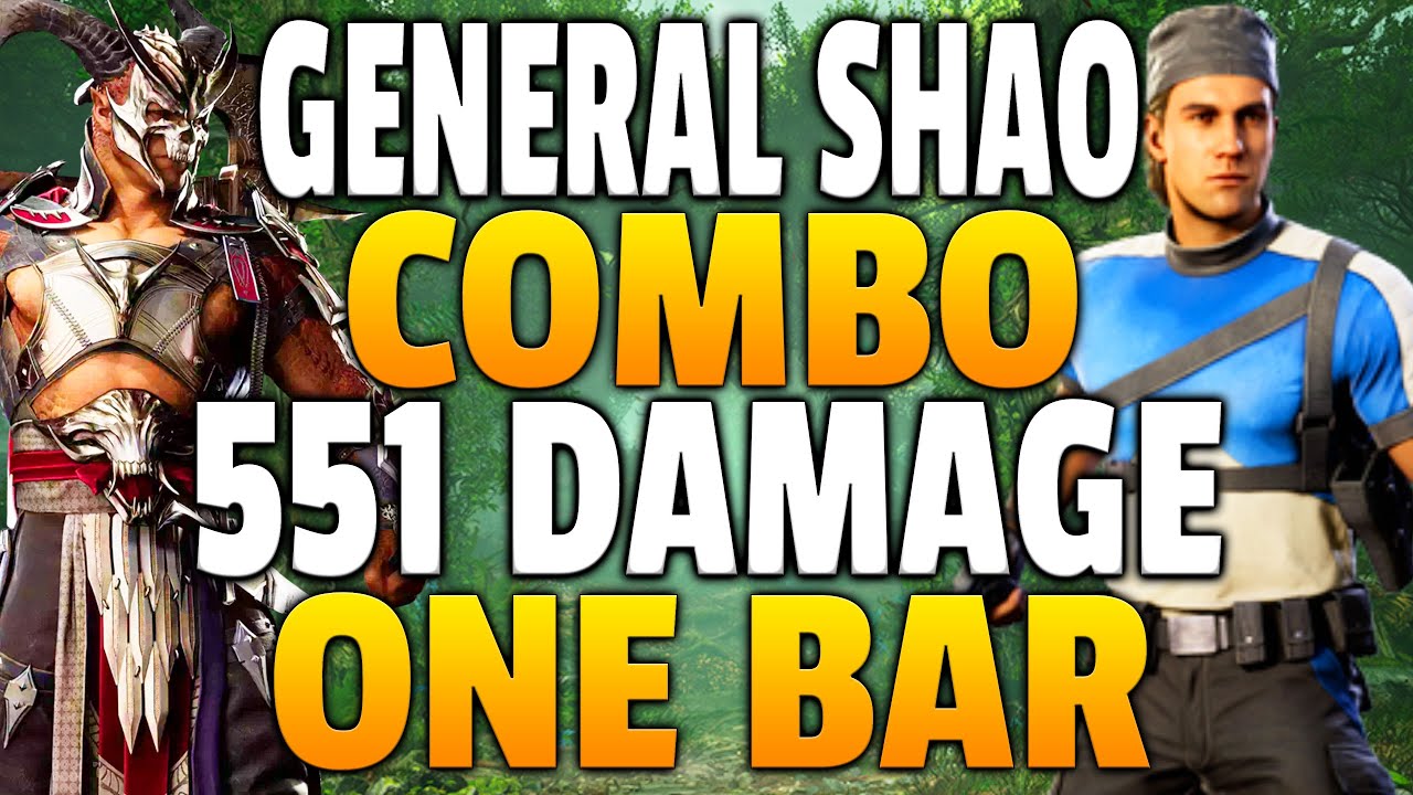 *NEW* MK1 GENERAL SHAO COMBOS - Mortal Kombat 1 General Shao Combos ...