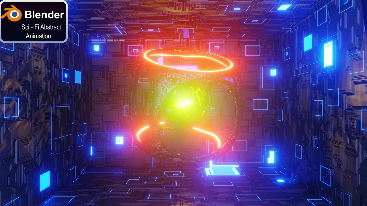 Sci - fi abstract animation in blender | Abstract animation in blender ...