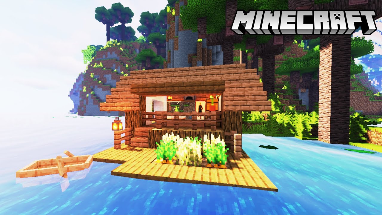 Ultimate Survival Home On Water In Mahogany Jungle - [Minecraft Fantasy ...