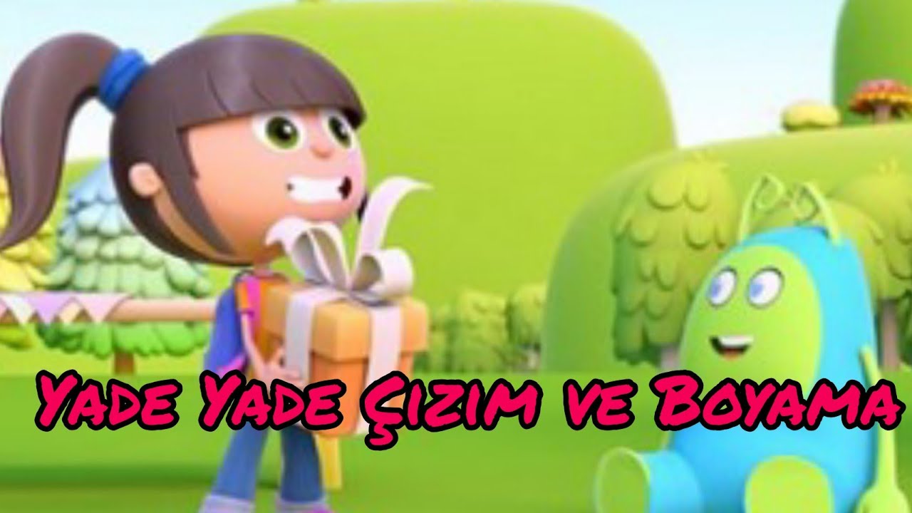 TRT Çocuk Yade Yade Çizim ve Boyama| Çizgi film Yade Yade Boyama - YouTube