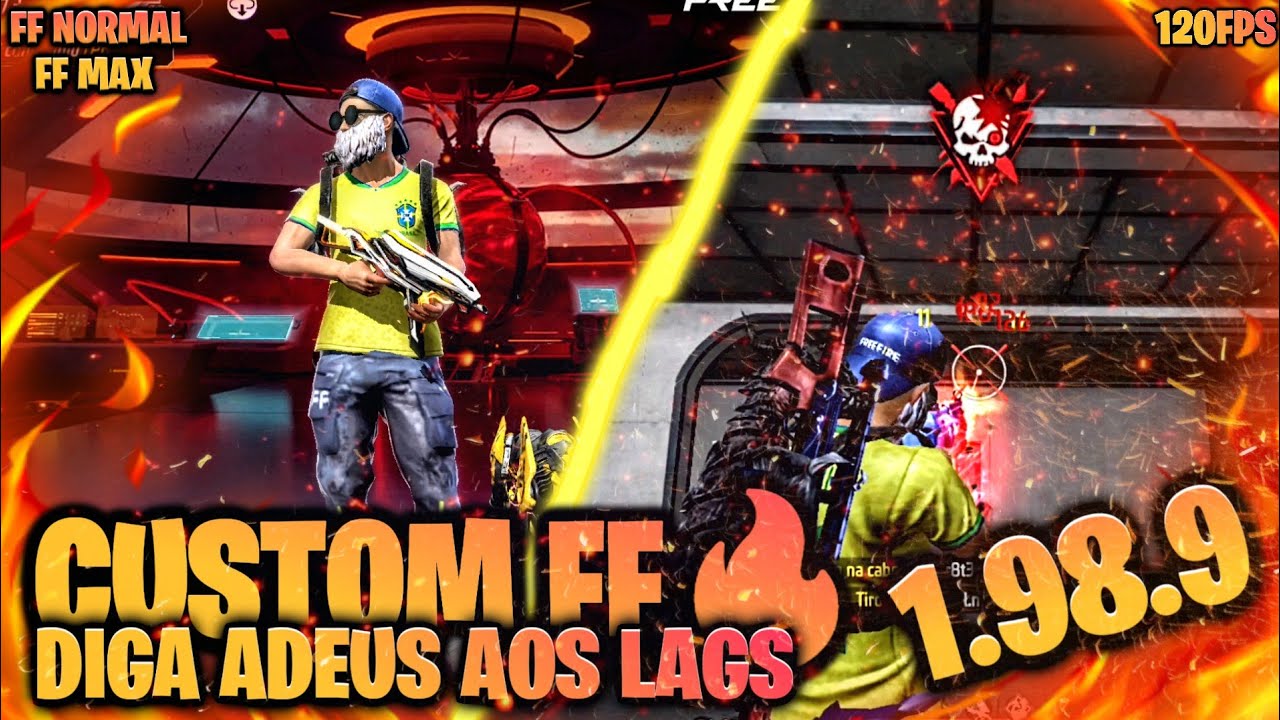 A MELHOR JÁ FEITA!!🔥CUSTOM FF🔥FF MAX🔥PARA CAMPS🔥120FPS ON🔥SUPER ...