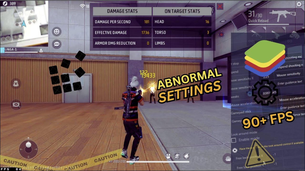 BEST SETTINGS ! ⚙️ Free Fire PC HeadShot Bluestacks 4 🖤PANEL 😱 - YouTube