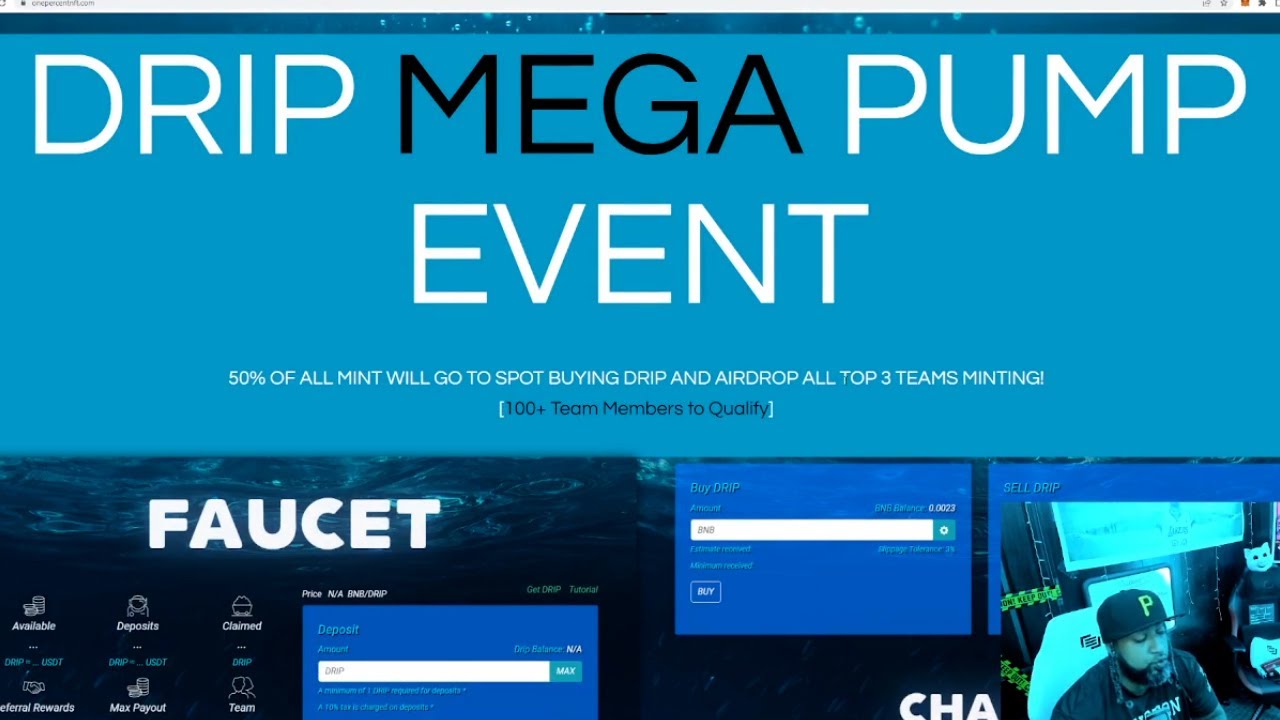 DRIP NETWORK COMMUNITY PROJECT PLANS HUGE DRIP MEGA PUMP! GIVING BACK ...